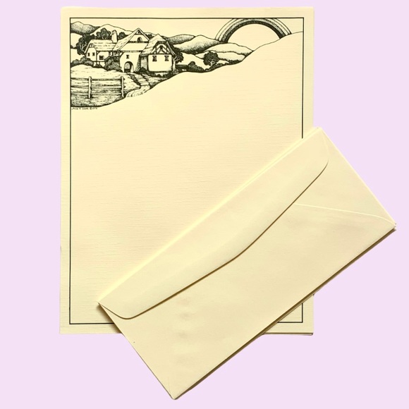Office | Vintage Stationary Alice V Scott Illustrated Paper Envelopes ...